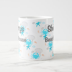 Personalized Beach House Coffee Mug | Zazzle