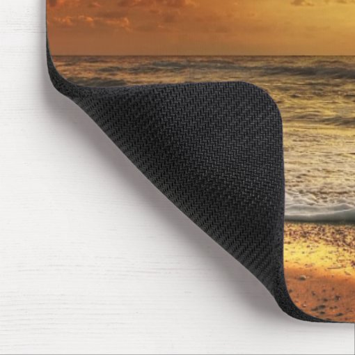 Personalized Beach Ocean Sunset Photo Mouse Pad | Zazzle