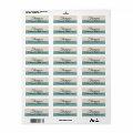 Personalized Beach Return Address Label | Zazzle
