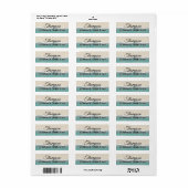 Personalized Beach Return Address Label | Zazzle