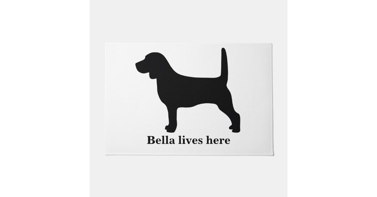 Personalized Beagle Doormat | Zazzle