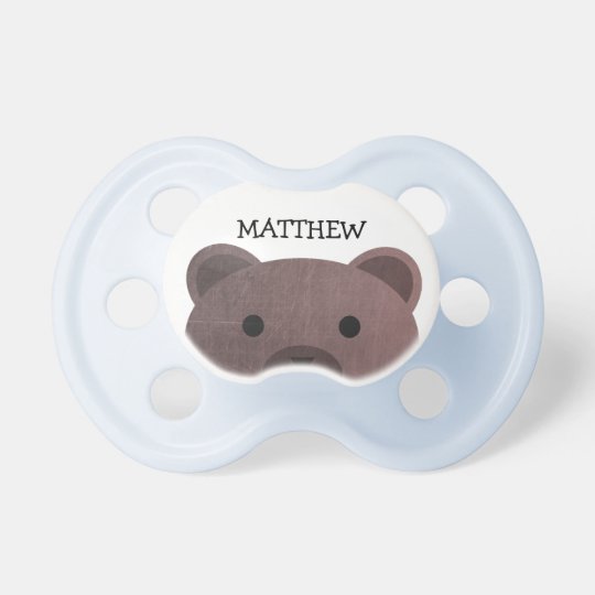 Personalized Bear Pacifier | Zazzle.com