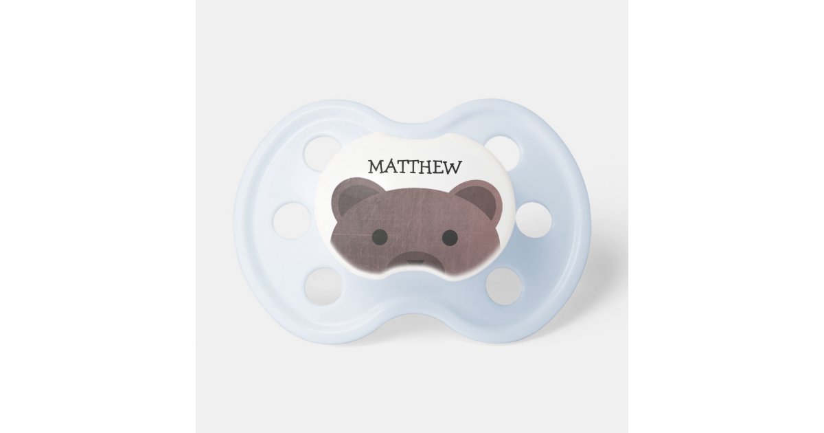 Personalized Bear Pacifier | Zazzle