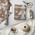 Personalized Beautiful Angel Wrapping Paper | Zazzle