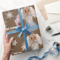 Personalized Beautiful Angel Wrapping Paper | Zazzle