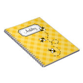 Personalized Bee School Office Notebook Gift | Zazzle