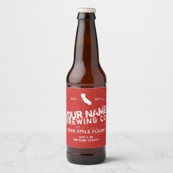 Personalized Beer Label Stickers | Zazzle