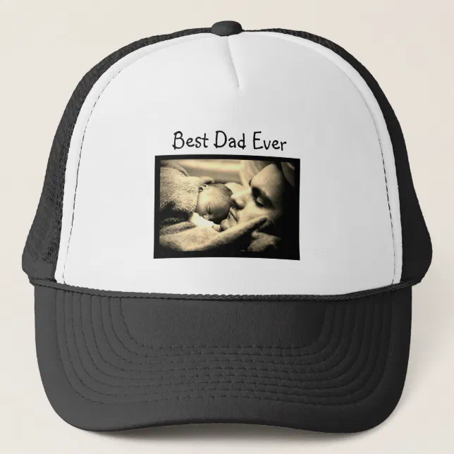 Personalized Best Dad Ever, Baseball Cap | Zazzle