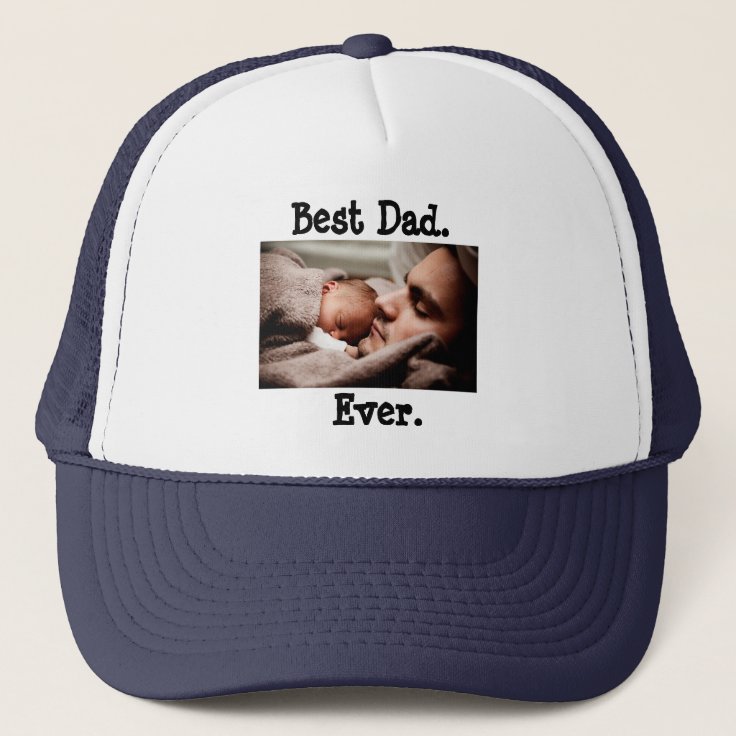 Personalized Best Dad Ever, Baseball Cap | Zazzle
