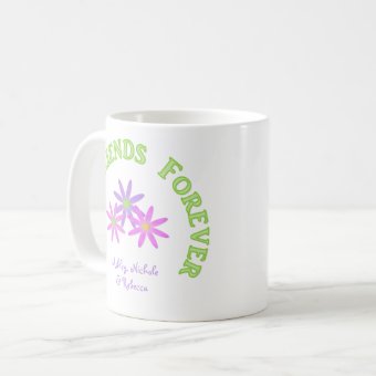 Personalized Best Friends Forever Mug | Zazzle