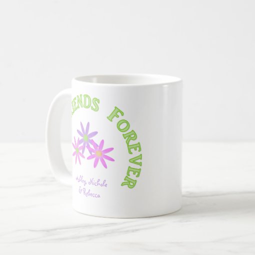 Personalized Best Friends Forever Mug | Zazzle