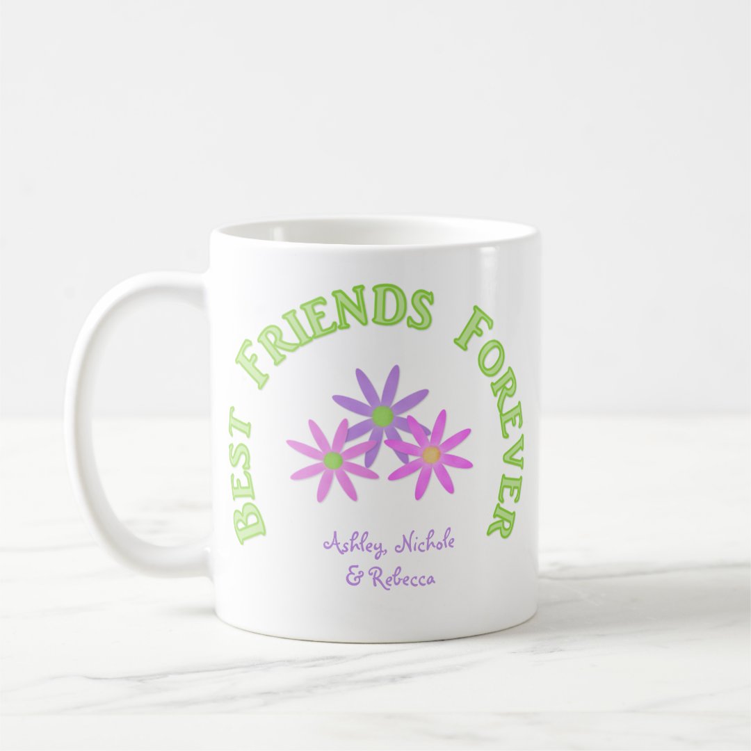 Personalized Best Friends Forever Mug | Zazzle
