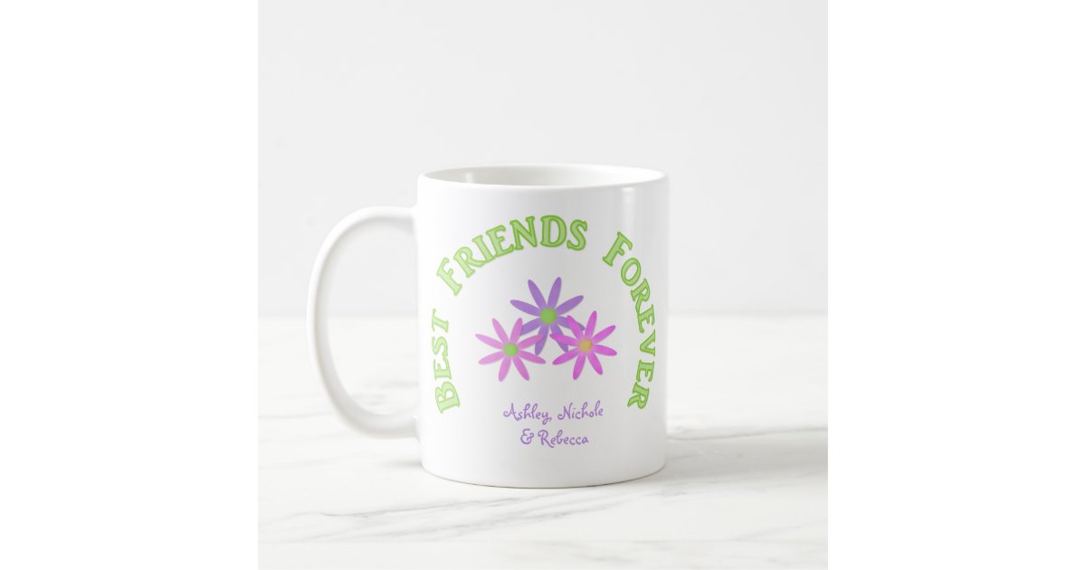 Personalized Best Friends Forever Mug | Zazzle