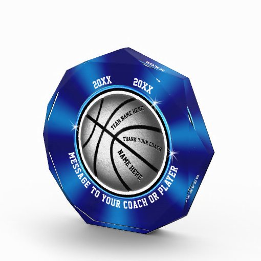Personalized Best Gift for Basketball Coach Awards | Zazzle