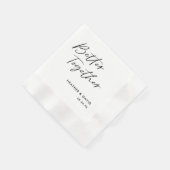Personalized Better Together Wedding Napkins | Zazzle