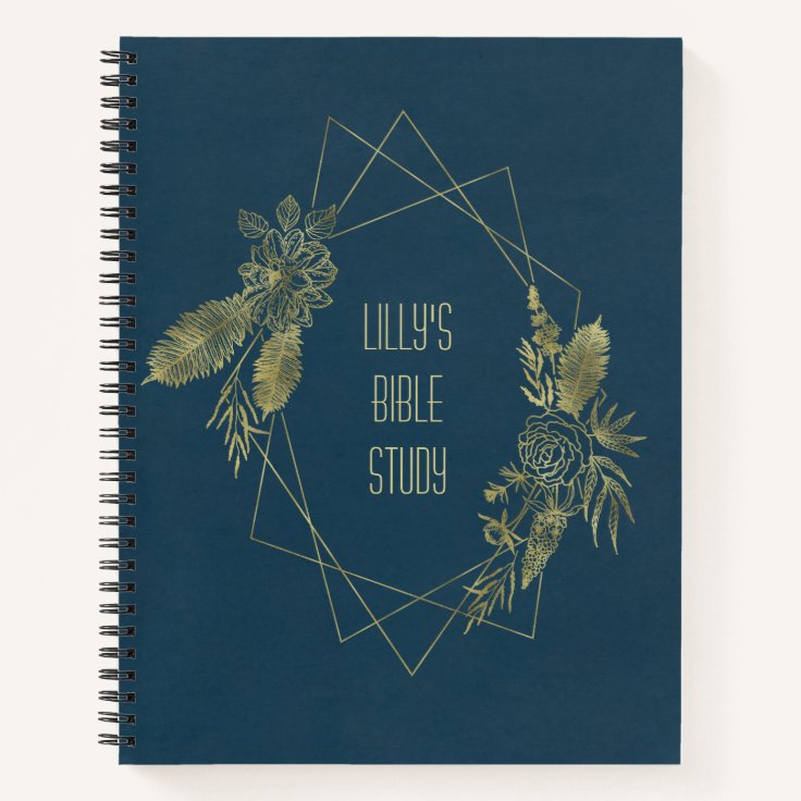 Personalized Bible Study Notebook | Zazzle