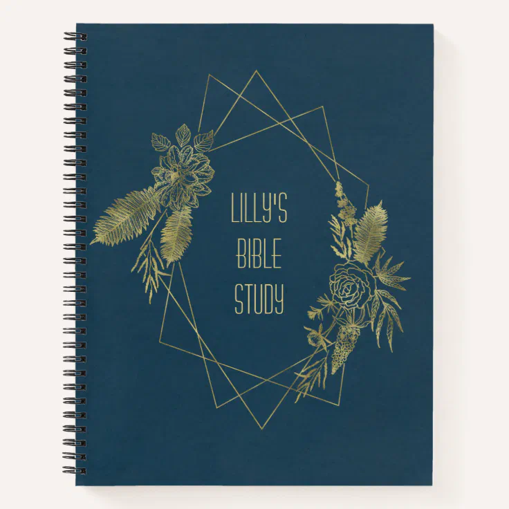 Personalized Bible Study Notebook | Zazzle