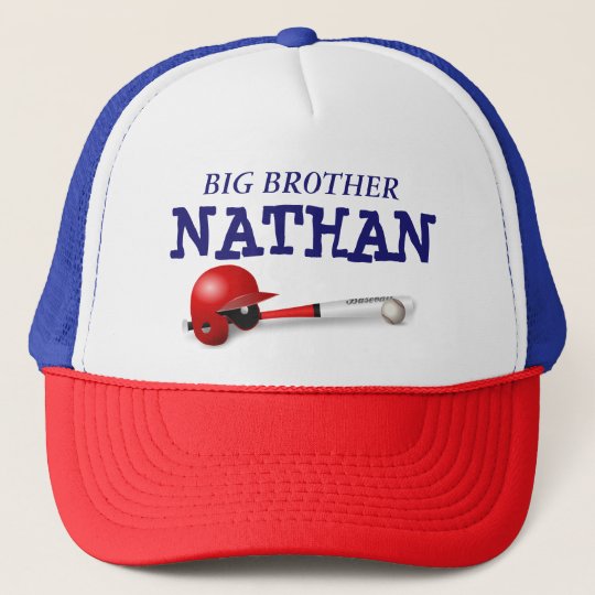 Personalized "Big Brother" Baseball Cap | Zazzle.com