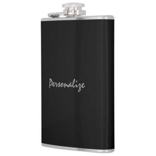 Personalized big extra large 8 oz. flask | Zazzle