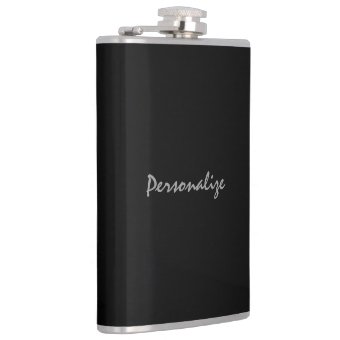 Personalized big extra large 8 oz. flask | Zazzle