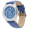 Personalized Big Number Watches for Kids | Zazzle