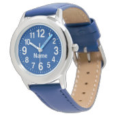 Personalized Big Number Watches for Kids | Zazzle