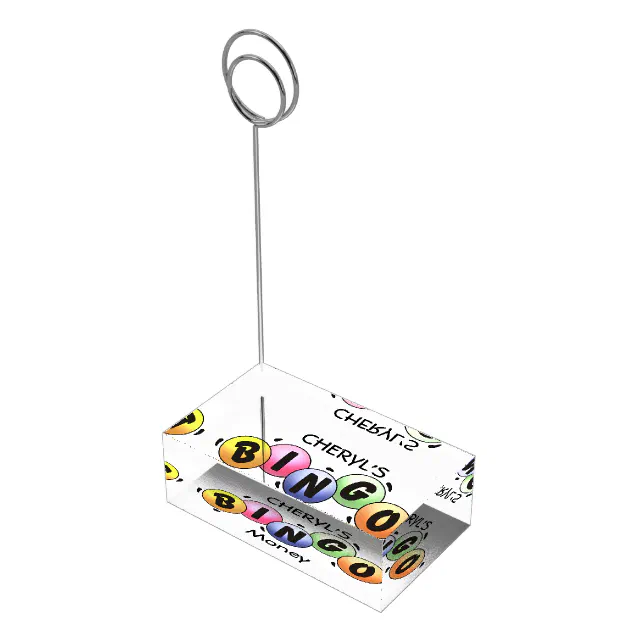 PERSONALIZED Bingo Money Bingo Ticket Holder | Zazzle