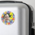 Personalized Birthday Circle Magnet | Zazzle