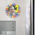 Personalized Birthday Circle Magnet | Zazzle