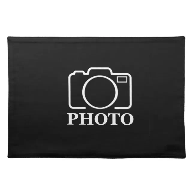 Personalized Birthday Gift Idea Upload Your Photo Cloth Placemat | Zazzle