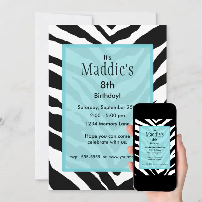Personalized Birthday Invitation | Zazzle