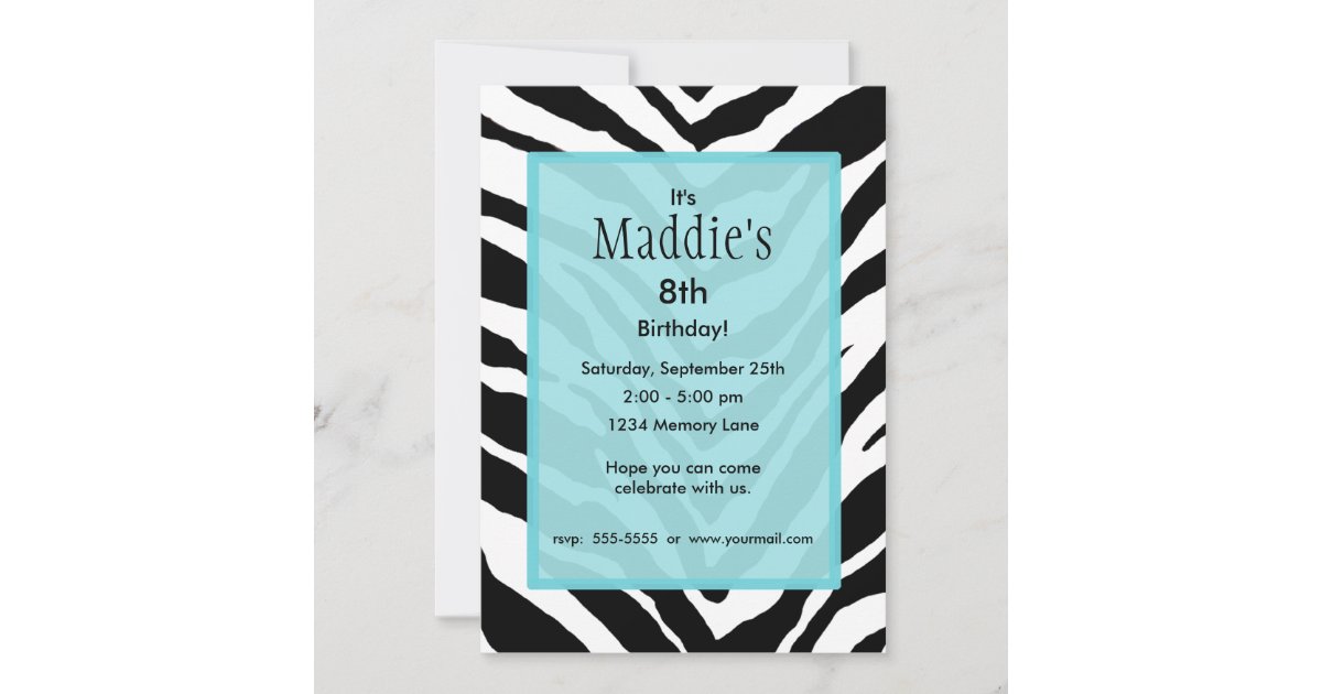 Personalized Birthday Invitation | Zazzle