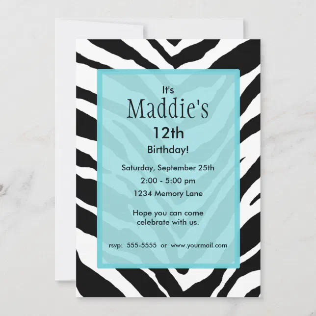 Personalized Birthday Invitation | Zazzle