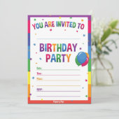 Personalized Birthday Invitation Templates: | Zazzle