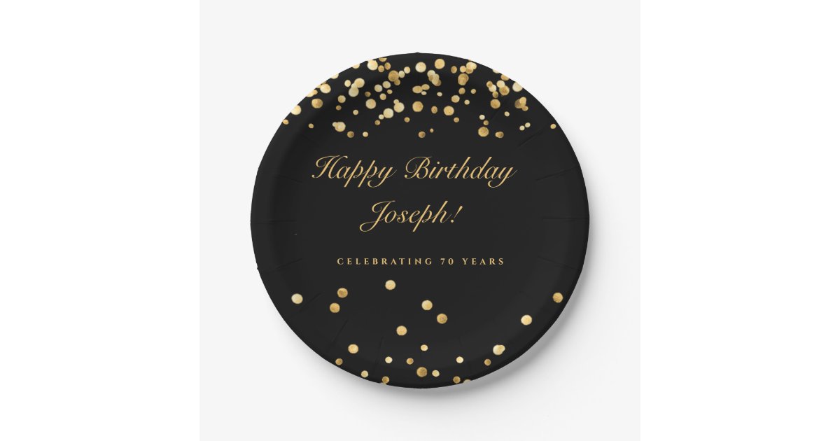 Personalized Birthday Paper Plates | Zazzle