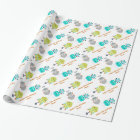 Colorful Kids Robot Wrapping Paper | Zazzle.com