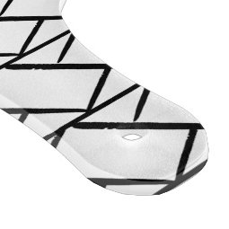 Personalized Black and white herringbone stroke Cutting Board | Zazzle