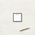 Personalized Black and White Polka Dots Post-it Notes | Zazzle