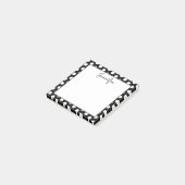 Personalized Black and White Polka Dots Post-it Notes | Zazzle