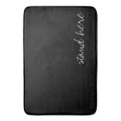 Personalized Black Bath Mat | Zazzle