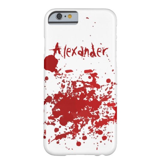 Personalized Blood Spatter Design Case-Mate iPhone Case | Zazzle.com