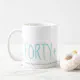 Personalized Blue 40 Fabulous 40th Birthday Gift Coffee Mug | Zazzle