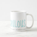 Personalized Blue 40 Fabulous 40th Birthday Gift Coffee Mug | Zazzle