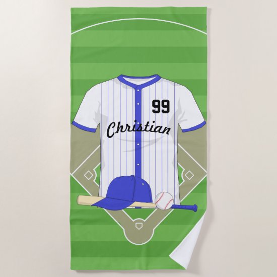 Baseball beach Towels