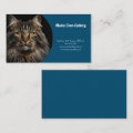 Personalized Blue Business Card For Cattery | Zazzle