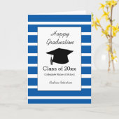 Personalized Blue Graduation Card | Zazzle