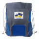 Personalized Blue & Green Construction Dump Truck Drawstring Backpack ...