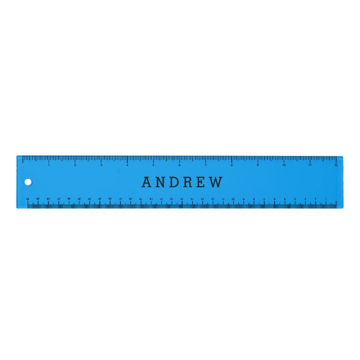 Personalized Blue Ruler | Zazzle.com