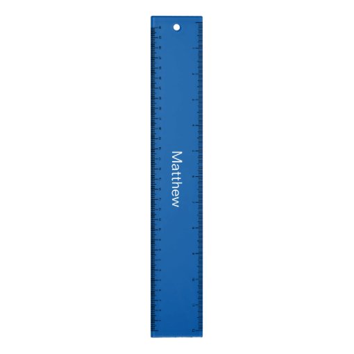 Personalized Blue Ruler | Zazzle