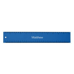 Personalized Blue Ruler | Zazzle